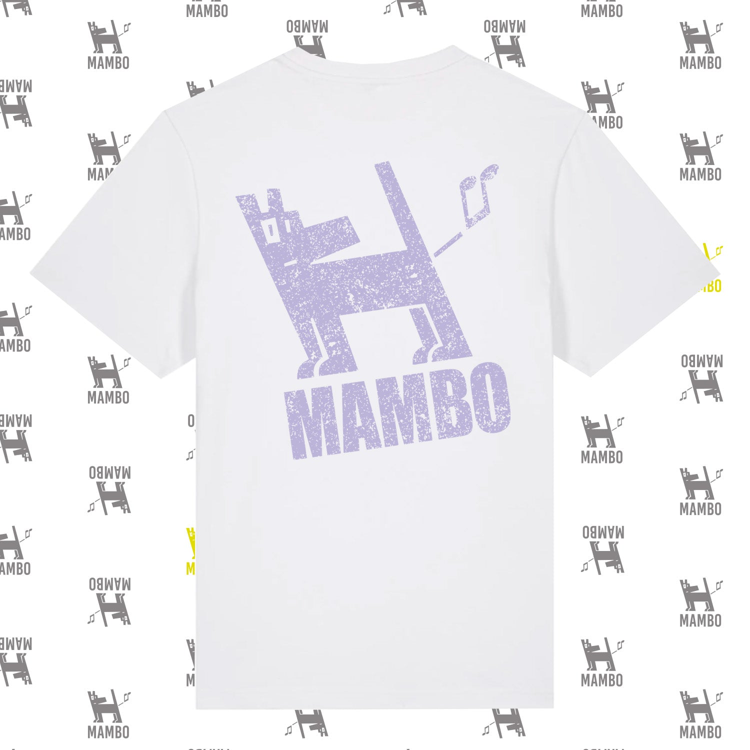 Mambo 'Distressed Dog' T-Shirt - White | ®Official Mambo Clothing Store