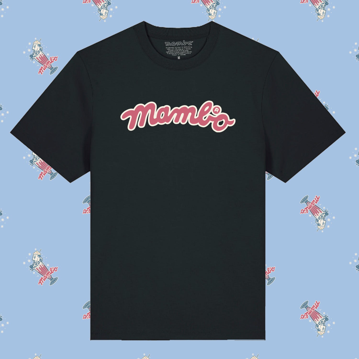 Mambo 'Flow Logo' T-Shirt - Black | ®Official Mambo Clothing Store