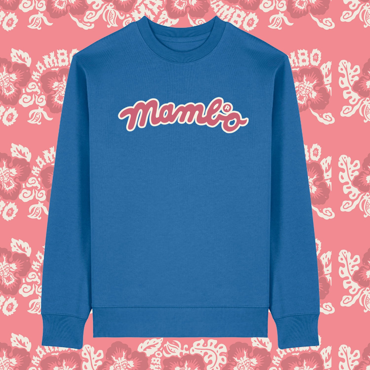 Mambo 'Flow Logo' Sweatshirt - Blue | ®Official Mambo Clothing Store