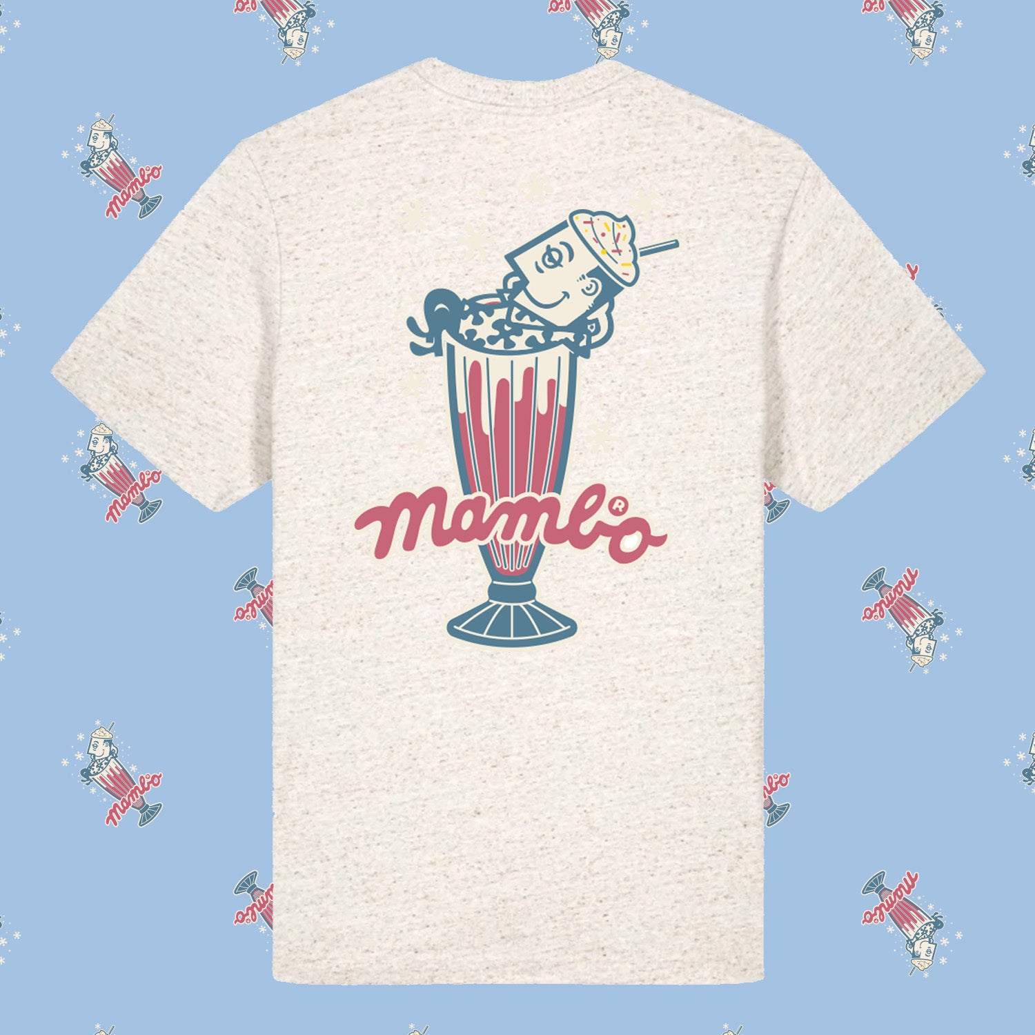 Mambo 'Milkshake' T-Shirt - Natural | ®Official Mambo Clothing Store