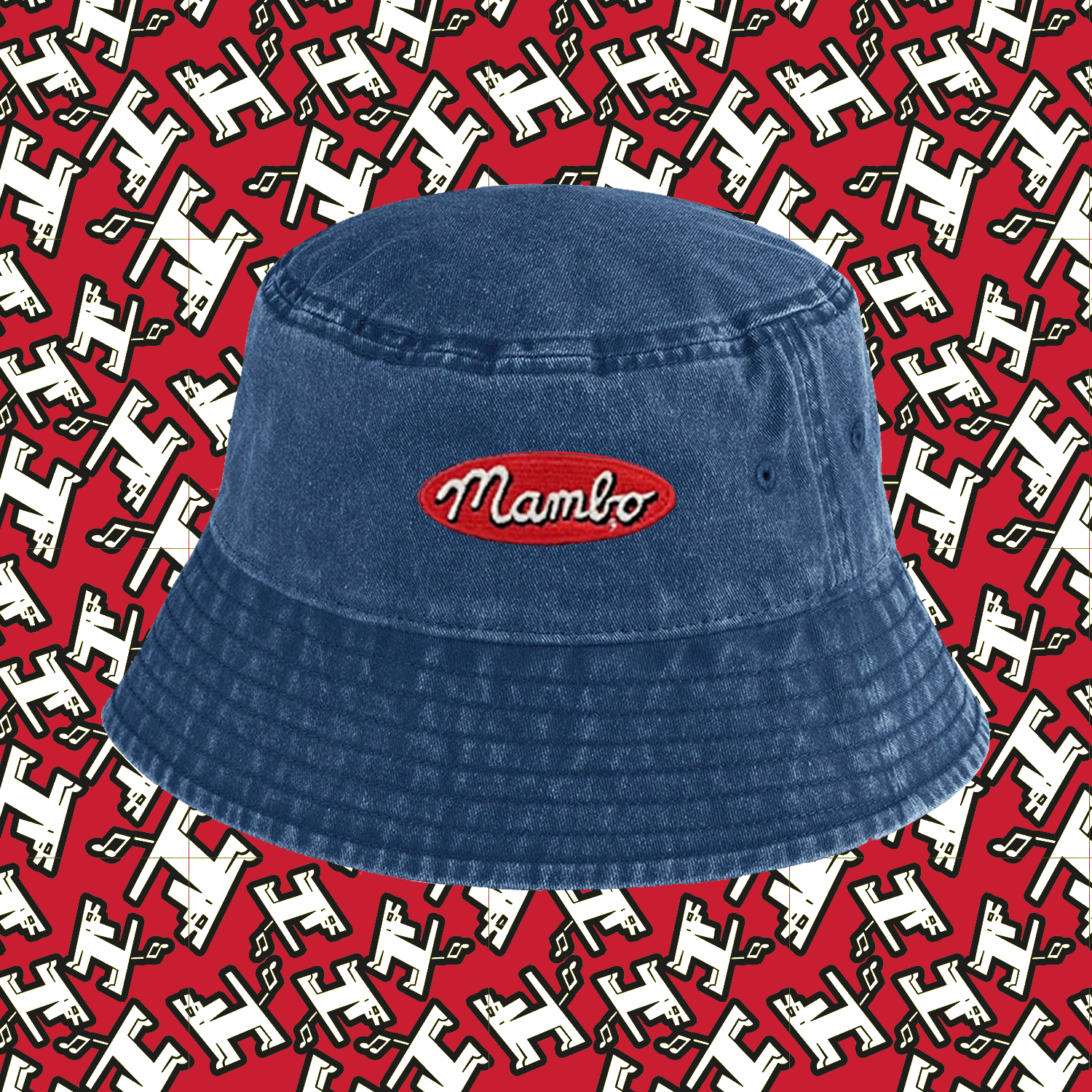 Mambo 'Core Logo' Bucket Hat - Washed Denim | ®Official Mambo Clothing ...