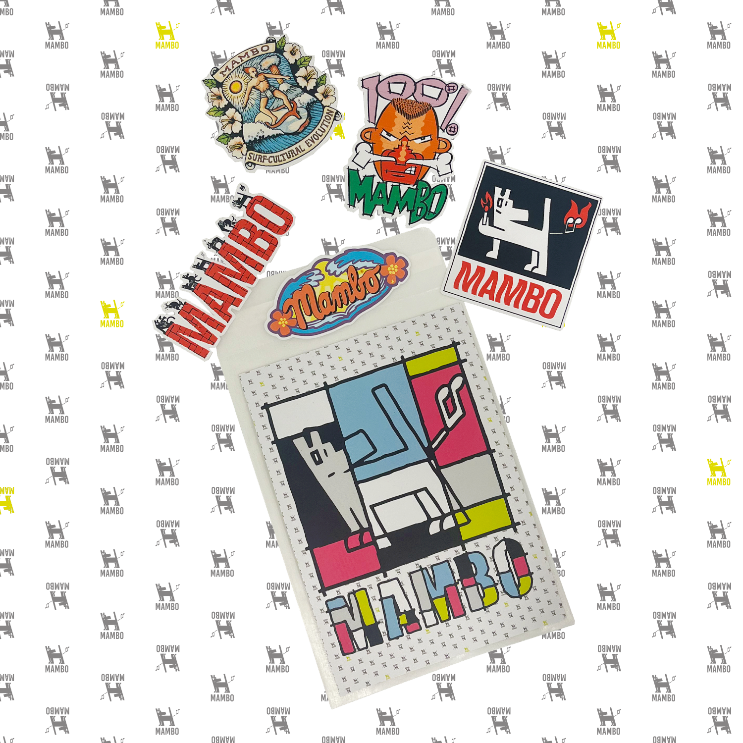Mambo Logo Galore Sticker Pack | ®Official Mambo Clothing Store